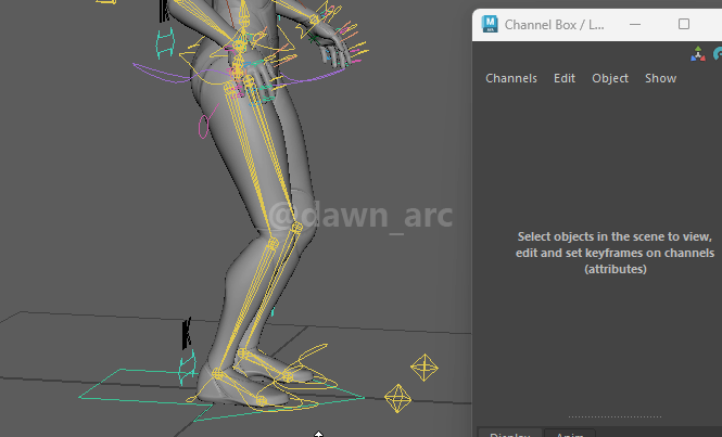 [Maya]Keyframe 02 - Walk Cycle